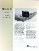 Micro-Radian Autocollimator Research and Development
